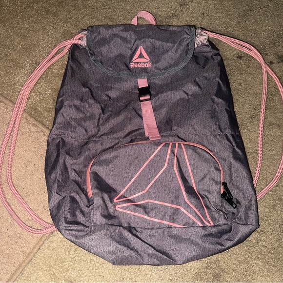 Reebok | Accessories | Normal Size Reebok Backpack With Drawstrings But ...